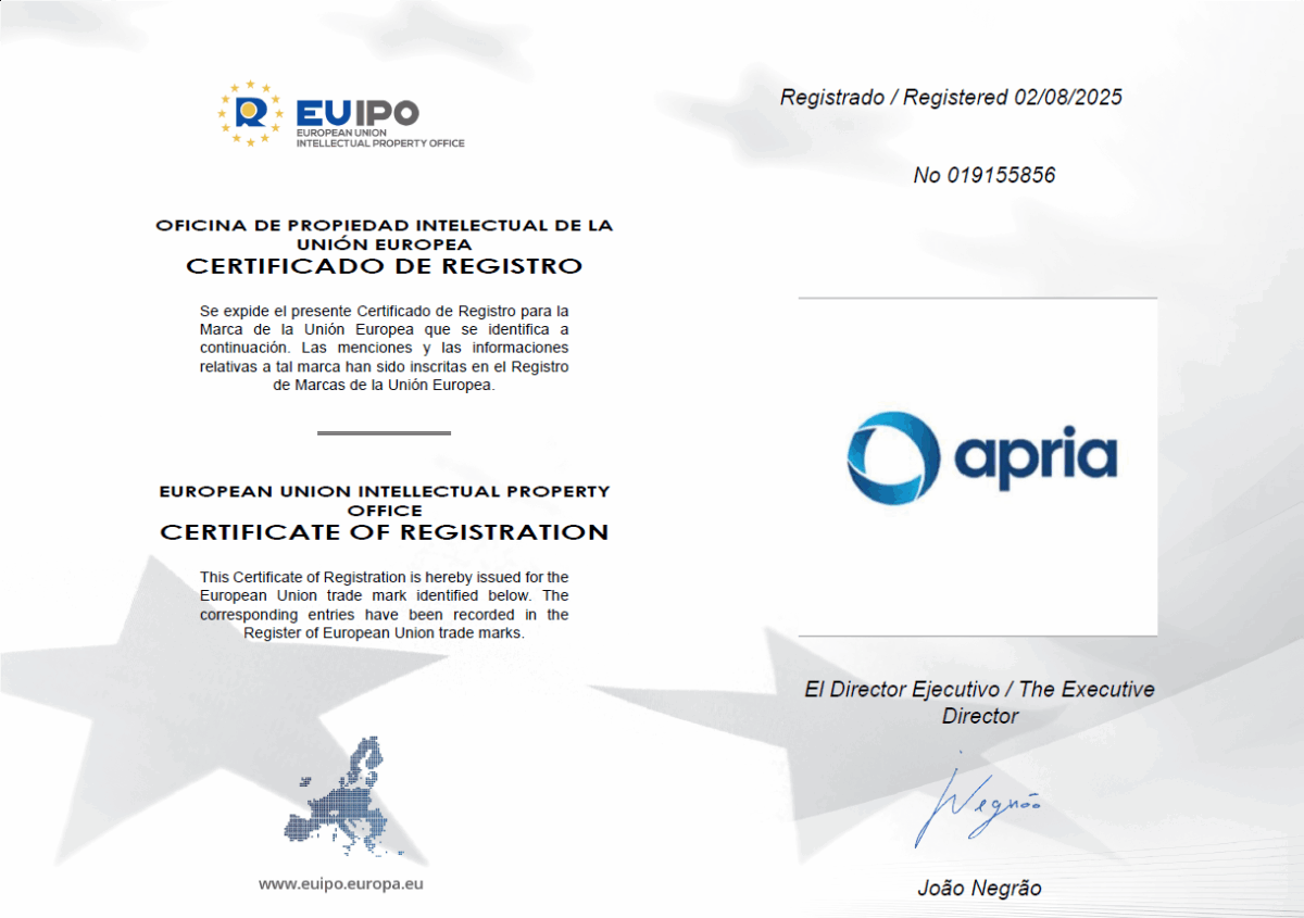 Apria’s new logo officially registered as a protected trademark in the ...